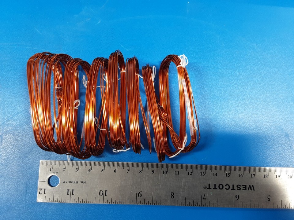 90 Grams ENAMELLED copper magnet Wire Gauge 21 AWG .81 mm, Coil Wire ...