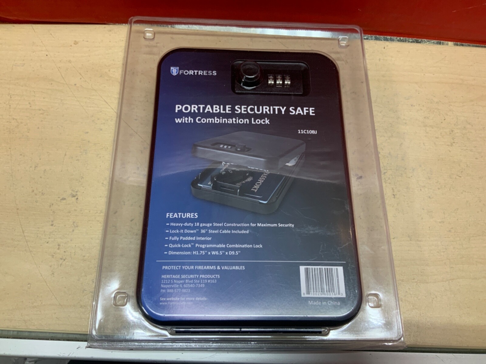 Fortress Portable Security Safe with Combination Lock | eBay