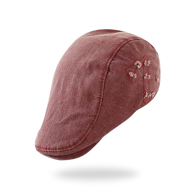 Mens Beret Hat Cap Newsboy Ivy Flat Cap Adjustable Gatsby Driving ...