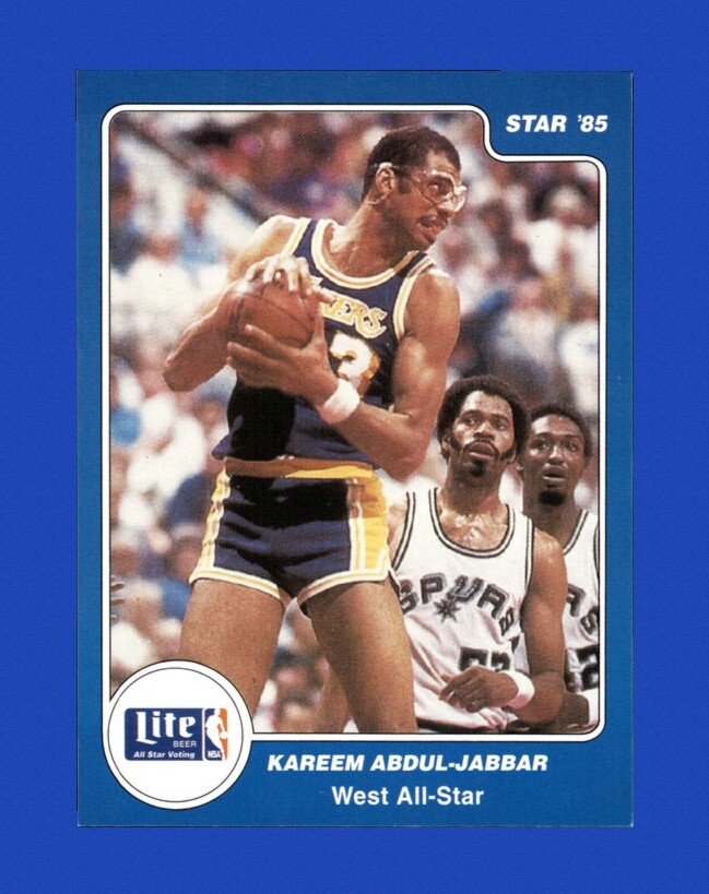 1984-85 Star Lite All-Star Set-Break # 8 Kareem Abdul-Jabbar NM-MT OR ...