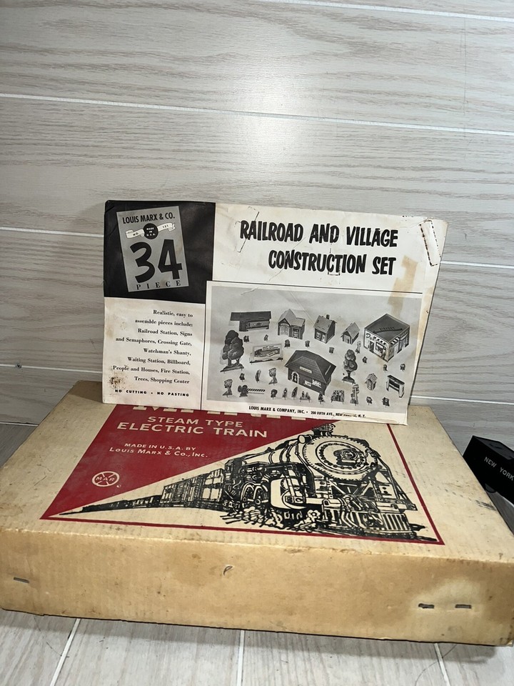 Marx Steam Type Electric Train Sold As Is MCM | eBay