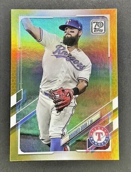 2021 Topps - Rougned Odor #293 Texas Rangers - Gold Foil | eBay