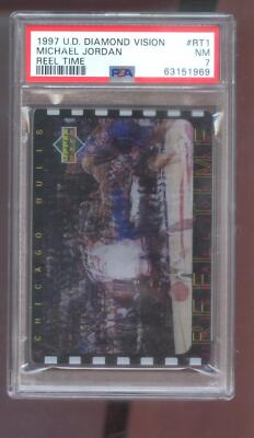 1997-98 Upper Deck Diamond Vision Reel Time #RT1 Michael Jordan PSA ...