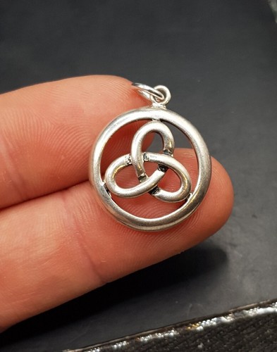 Sterling 925 Silver Trinity Symbol Pendant. Holy Trinity-IRISH ...