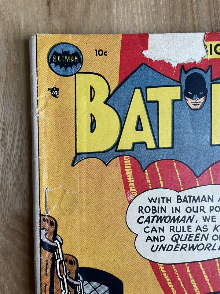 Batman #69 DC Comic 1952 Golden Age Catwoman! low grade | eBay