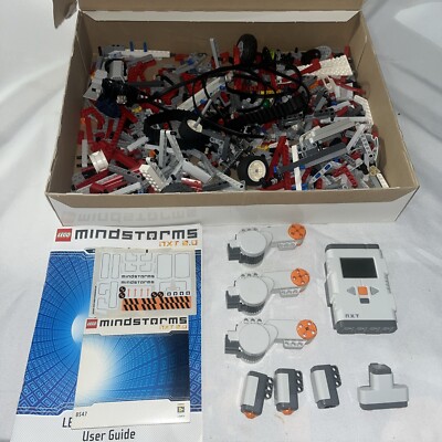 LEGO 8547 MINDSTORMS NXT 2.0- Robot Kit Lot w/Battery Pack Control ...