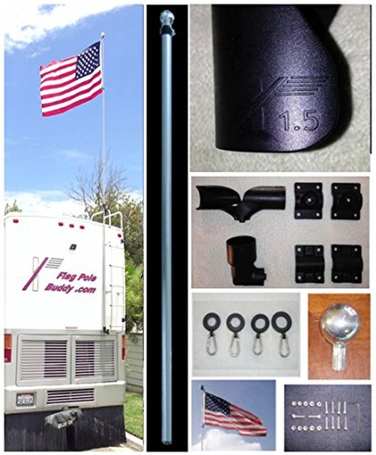 FlagPole Buddy RV Flag Pole Kit 16 Feet for sale online | eBay