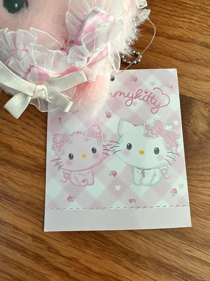 Sanrio Charmmy Kitty Mascot Holder Honey Kawaii Used Waterproof Ship ...