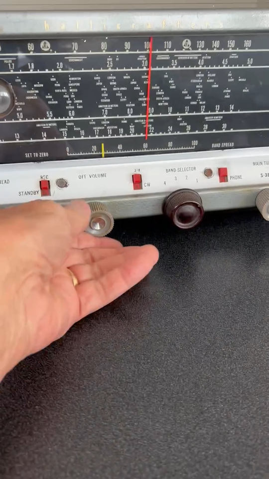Hallicrafters S-38E Shortwave, Amateur Receive Works! | eBay