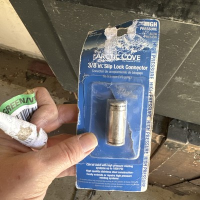 ARCTIC COVE High Pressure 3/8 In. Slip Lock Connector | eBay