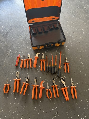 Insulated Klein Electric Tool Set With Case | eBay