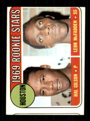 1969 Topps #156 Hal Gilson/Leon McFadden VG/VGEX RC Rookie Astros Ast ...