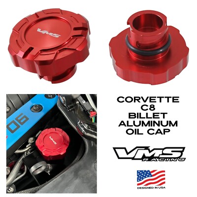 VMS RACING BILLET ENGINE DRESS UP OIL CAP FOR GM 20-25 CHEVY CORVETTE ...