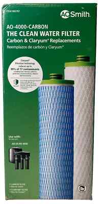 AO Smith Carbon & Claryum Replacement Filters AO-4000-CARBON 0032 | eBay