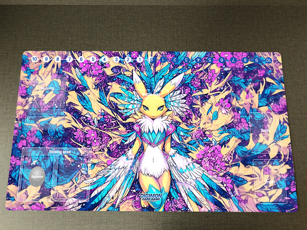 Digimon Duel Playmat CCG DTCG TCG Mat Renamon Trading Card Game Mat ...