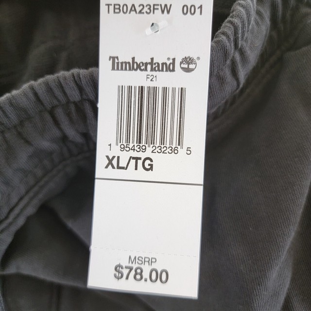 Timberland Jogger Women's XL Black Drawstring Closure Tapered Leg with ...