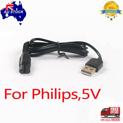 Charger For Philips Shaver A00390 5V USB Battery cable S301 310 330 car ...