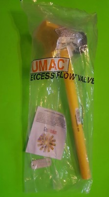 Excess Flow Valve Model C70 CENTRAL EF TEE, w/Series 1800 Valve ...