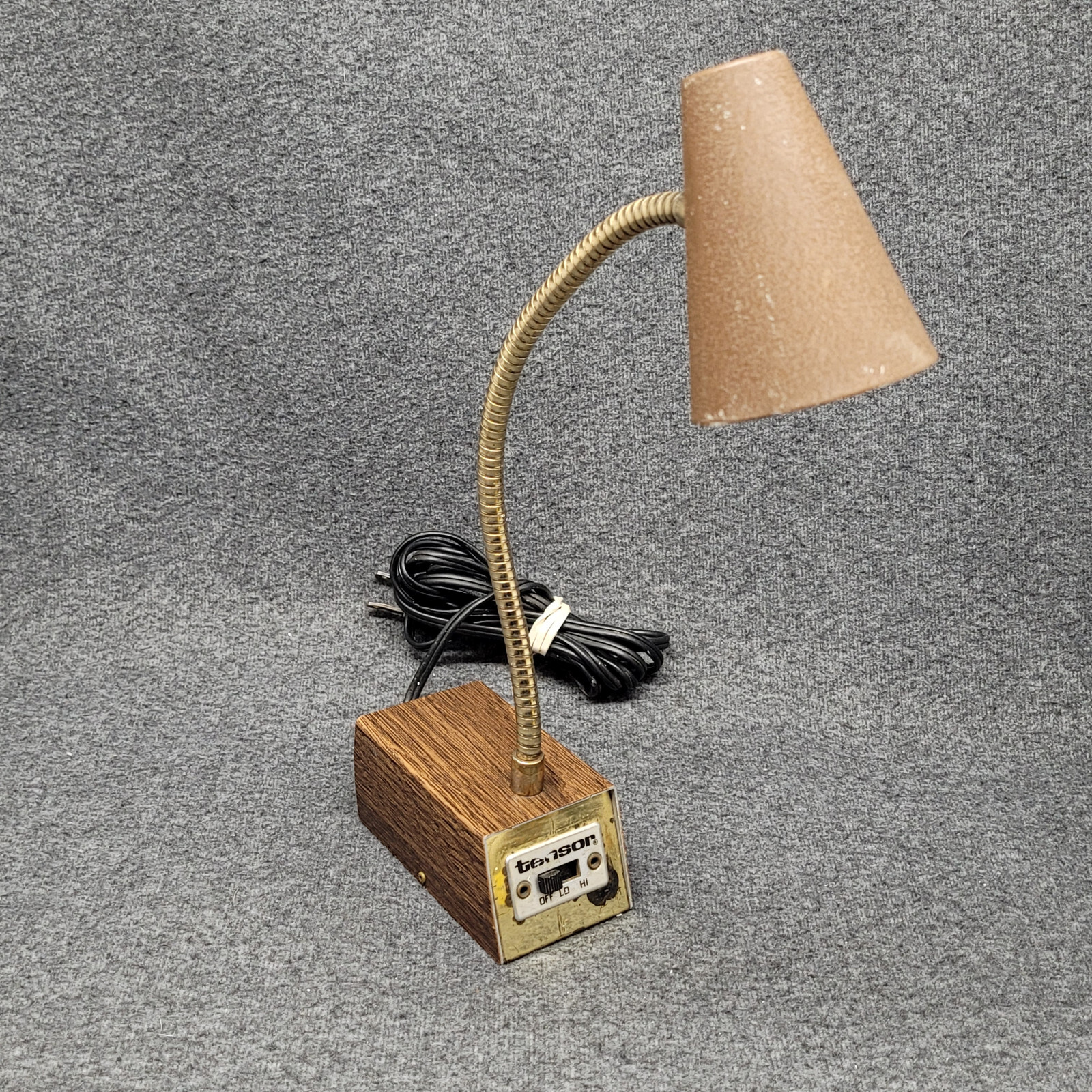 Vintage Tensor #7200 Adjustable Gooseneck Student Desk Lamp Brass ...