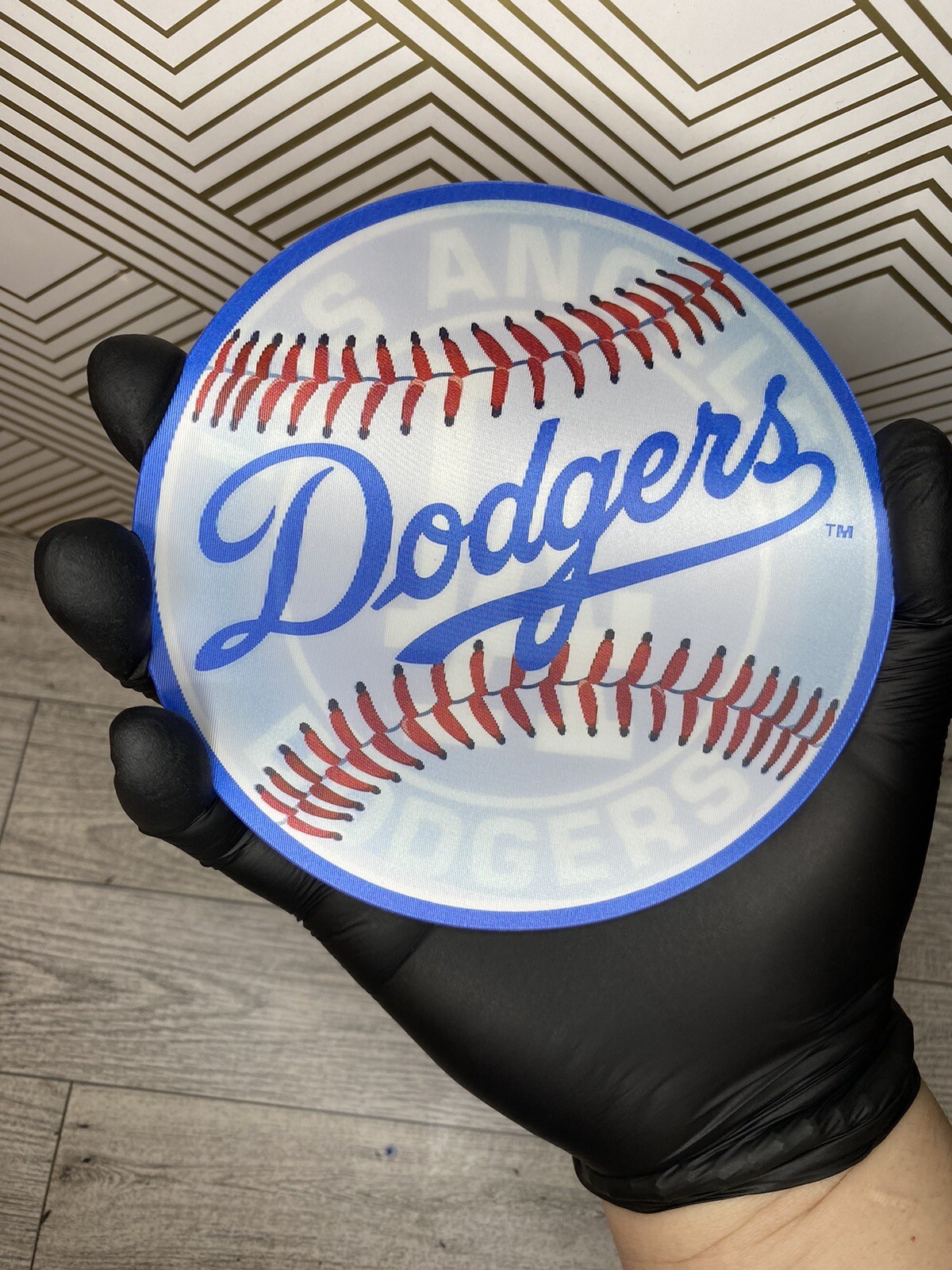 MLB LA Los Angeles Dodgers 3D Lenticular Motion Sticker Car Decal ...