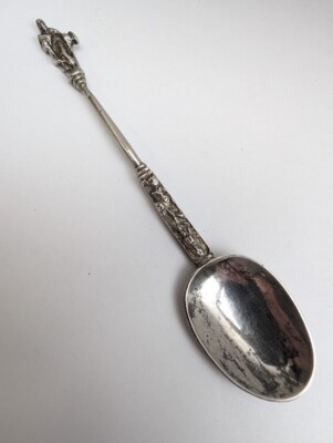 Dutch 835 Sterling Silver Hanau Figural Apostle Spoon Jans Rinze ...