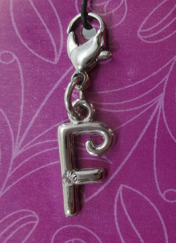 M3 F INITIAL CHARM Cherish Charms with crystal 664541600886| eBay