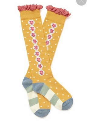 NWT Girls Matilda Jane Wonderment Twice The Fun Knee High Socks Size ...
