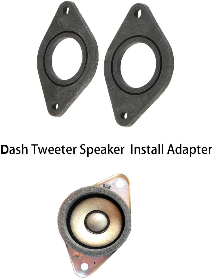 Dash Speaker Tweeters Adapter Rings Wiring Harness For Toyota Tacoma ...
