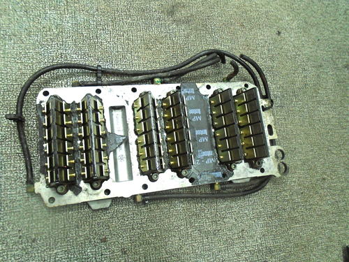 Used Reed Block Assy X6 828623T4 Mercury Optimax 1998-2005 V6 Outboard ...