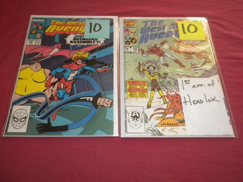 BX20 West Coast Avengers 10,46 marvel 1986-1989 copper age comic book ...