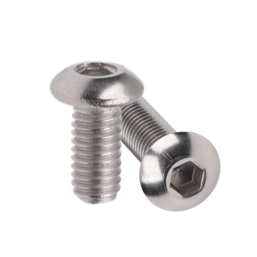 M3 x 6 mm Hex Button Cap Head Socket Screws Bolt Allen Stainless Steel ...