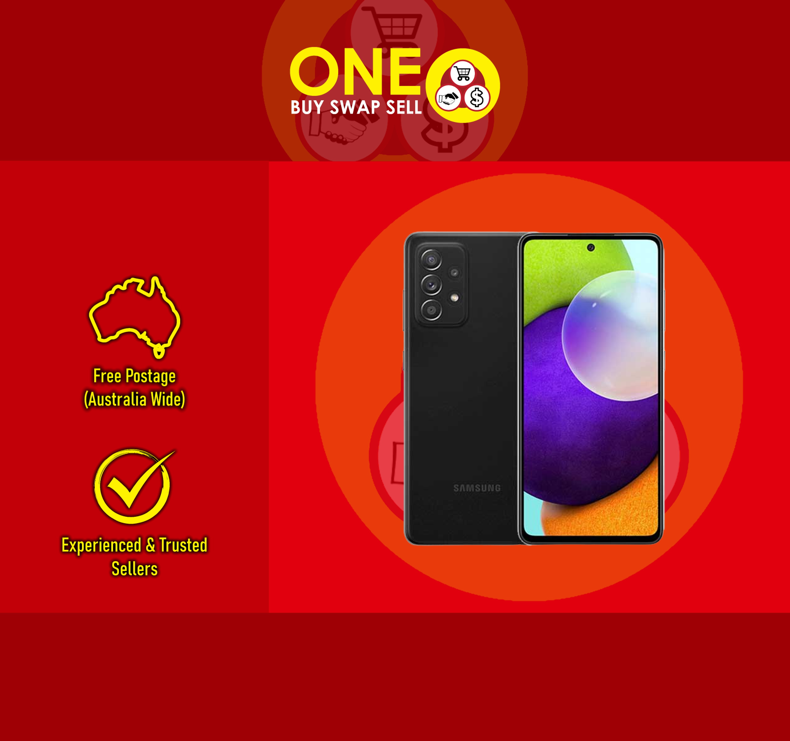 Samsung Galaxy A72 SM-A725F/DS - 256GB - Awesome Black (Unlocked) (Dual ...