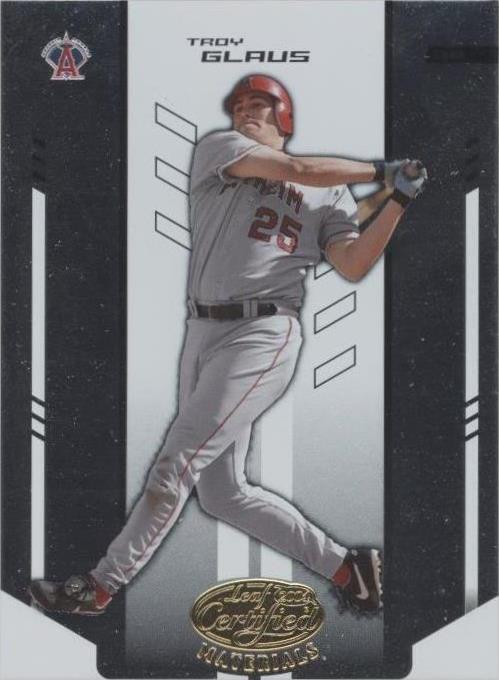 2004 Leaf Certified Materials - Troy Glaus #185 for sale online | eBay