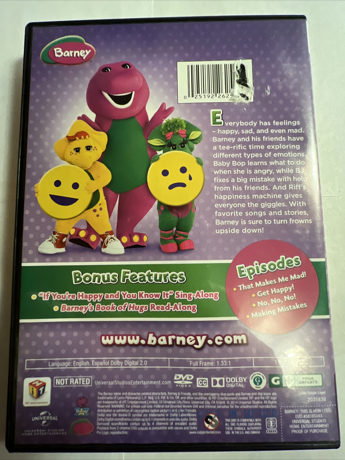Hugging Barney Universal