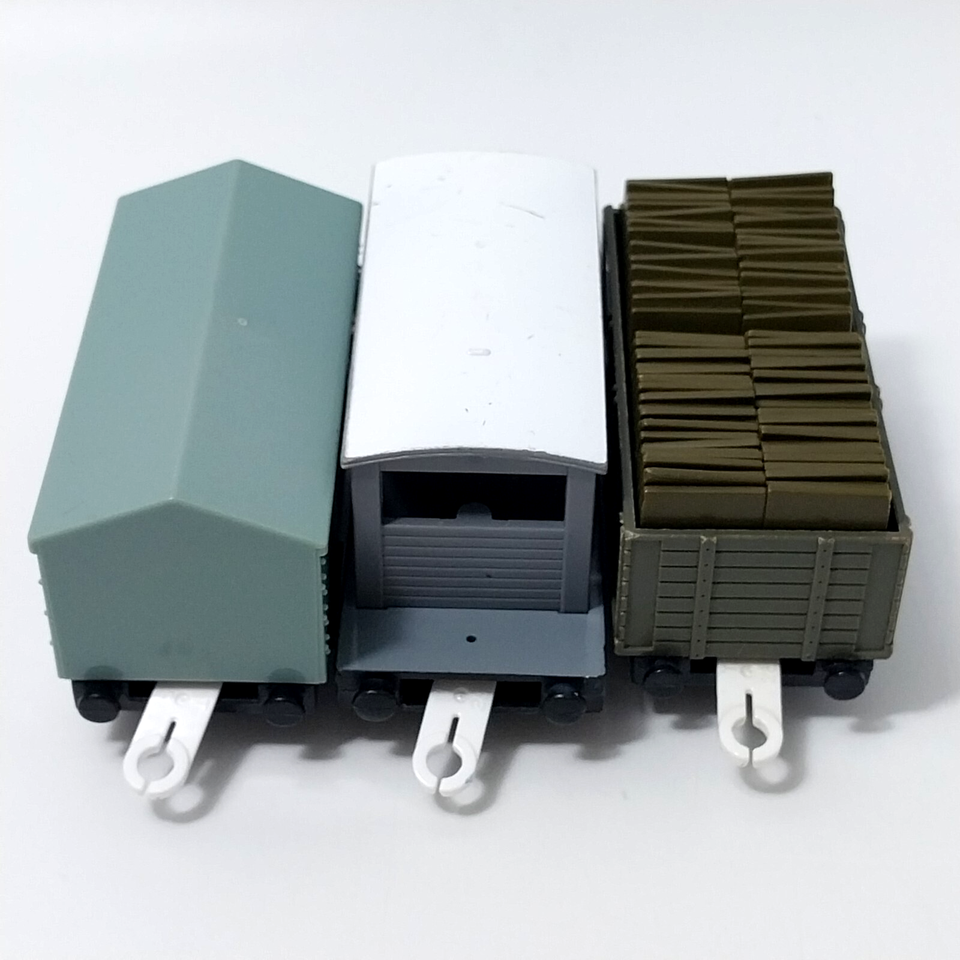 Wobbling, Break Van Car & Troublesome Truck with Load Thomas Train ...