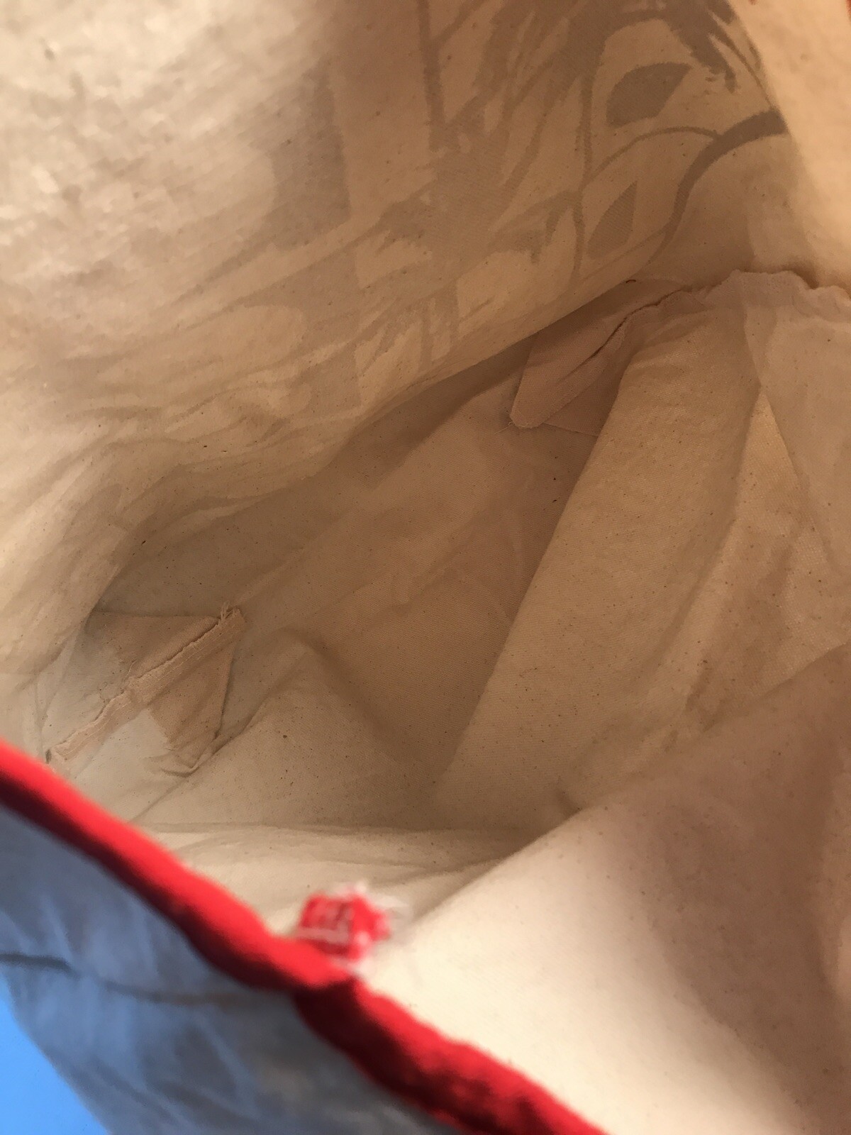 Del Sol Color Changing Tote Cotton Canvas Palm Trees Red Reusable ...