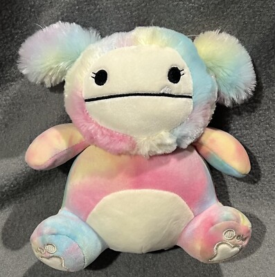 Squishmallow ‘Squeeze Mallows’ 7” Zaylee the Rainbow Bigfoot Yeti Plush ...