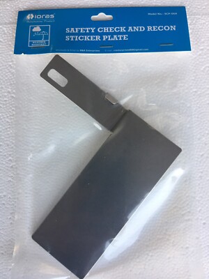 Hawaii State Safety Check with Recon 15 Degree Bend License Plate ...