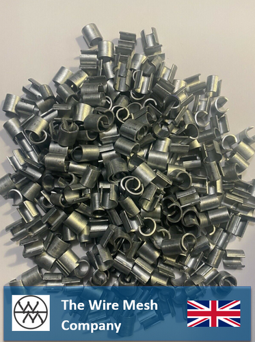 WIRE MESH CLIPS (Large) Gabions, Cage making, Mesh Panels *UK MADE ...
