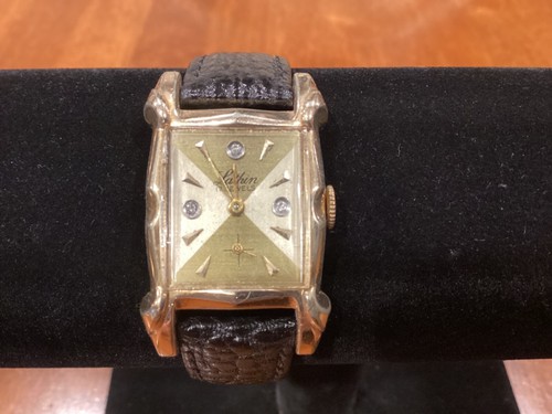 LADIES LATHIN 17 JEWEL MECHANICAL WATCH 10K R.P.G. RUNS FAST BY ABOUT 1 ...