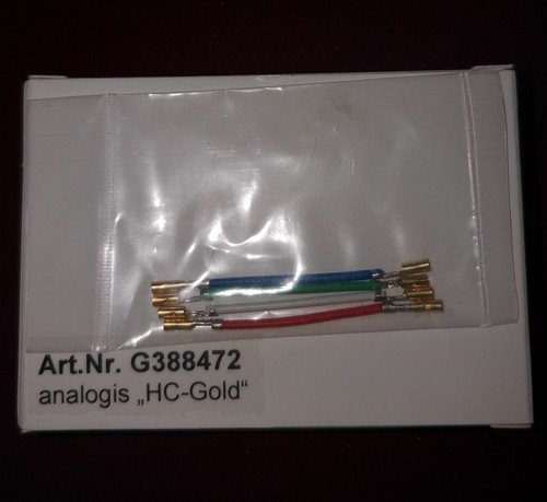 NEW Turntable Phono Cartridge Headshell Wires Leads Cables fits ...