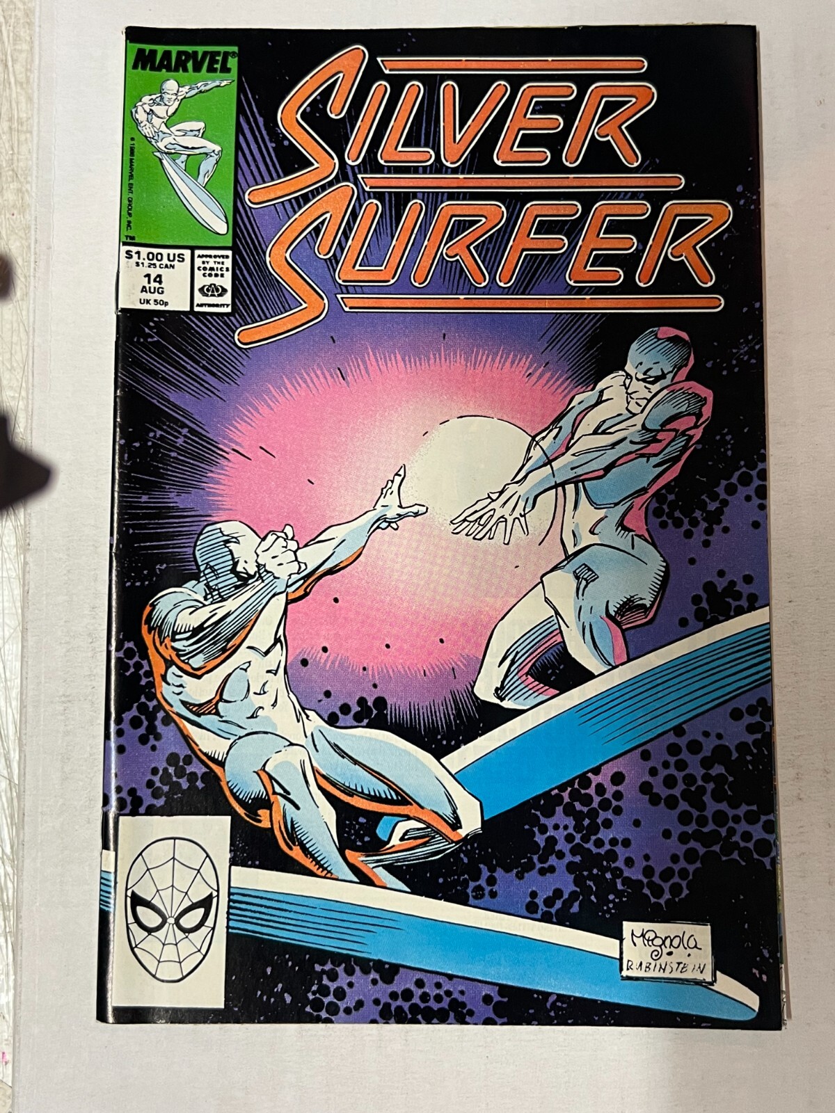 SILVER SURFER #14 1988 MARVEL COMICS direct | Combined Shipping B&B | eBay
