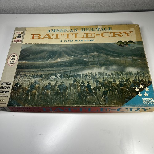 Vintage Milton Bradley American Heritage Battle Cry Board Game Civil ...