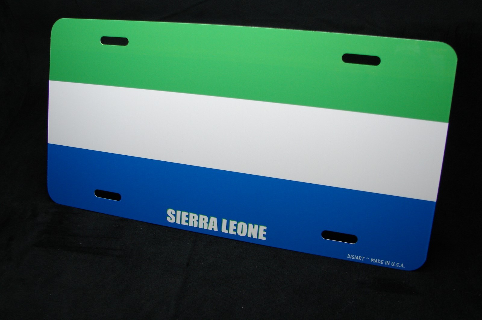 SIERRA LEONE FLAG METAL CAR NOVELTY LICENSE PLATE AUTO TAG | eBay
