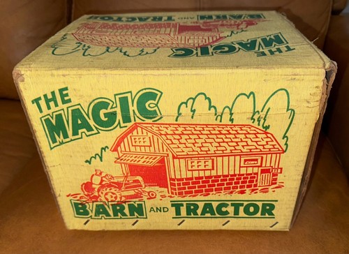 Vintage Marx Tin Litho Magic Barn Garage 1950s -- in Original Box | eBay