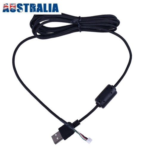 Mouse Mice USB PVC+Nylon Braided Cable Line Wire 2.2m For Logitech G500 ...