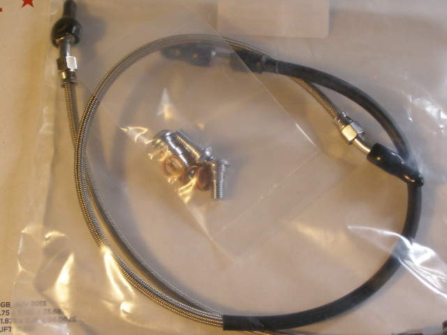 Norton Commando SS Braided VENHILL Oil Line Kit for Head Feed UK ...