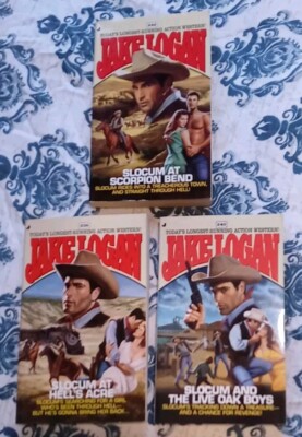 Lot of 3 Jake Logan Slocum Westerns Paperback Books (Other Lots ...
