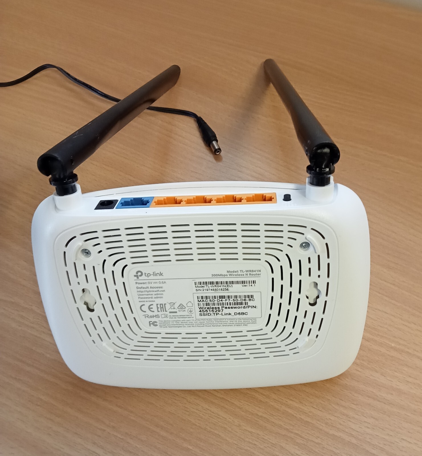 TP-Link TL-WR841N Wireless-N300 Router 845973051242 | eBay