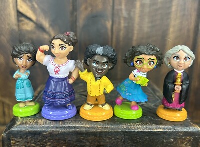 Lot of 5 Disney Encanto Cake Toppers 2” Plastic PVC Mini Figures Mi ...